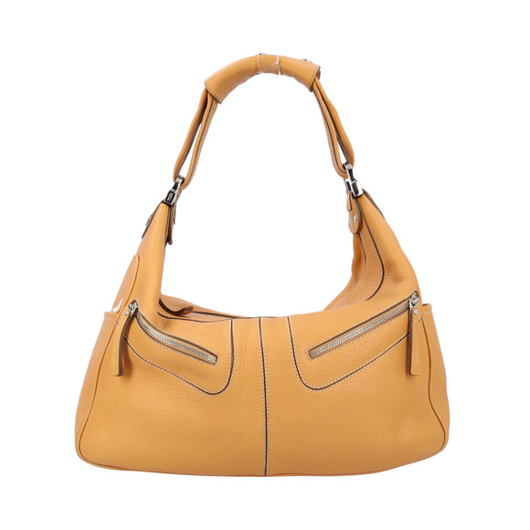 Tod's | Bags | Tods Leather Mickey Shoulder Bag Camel | Poshmark